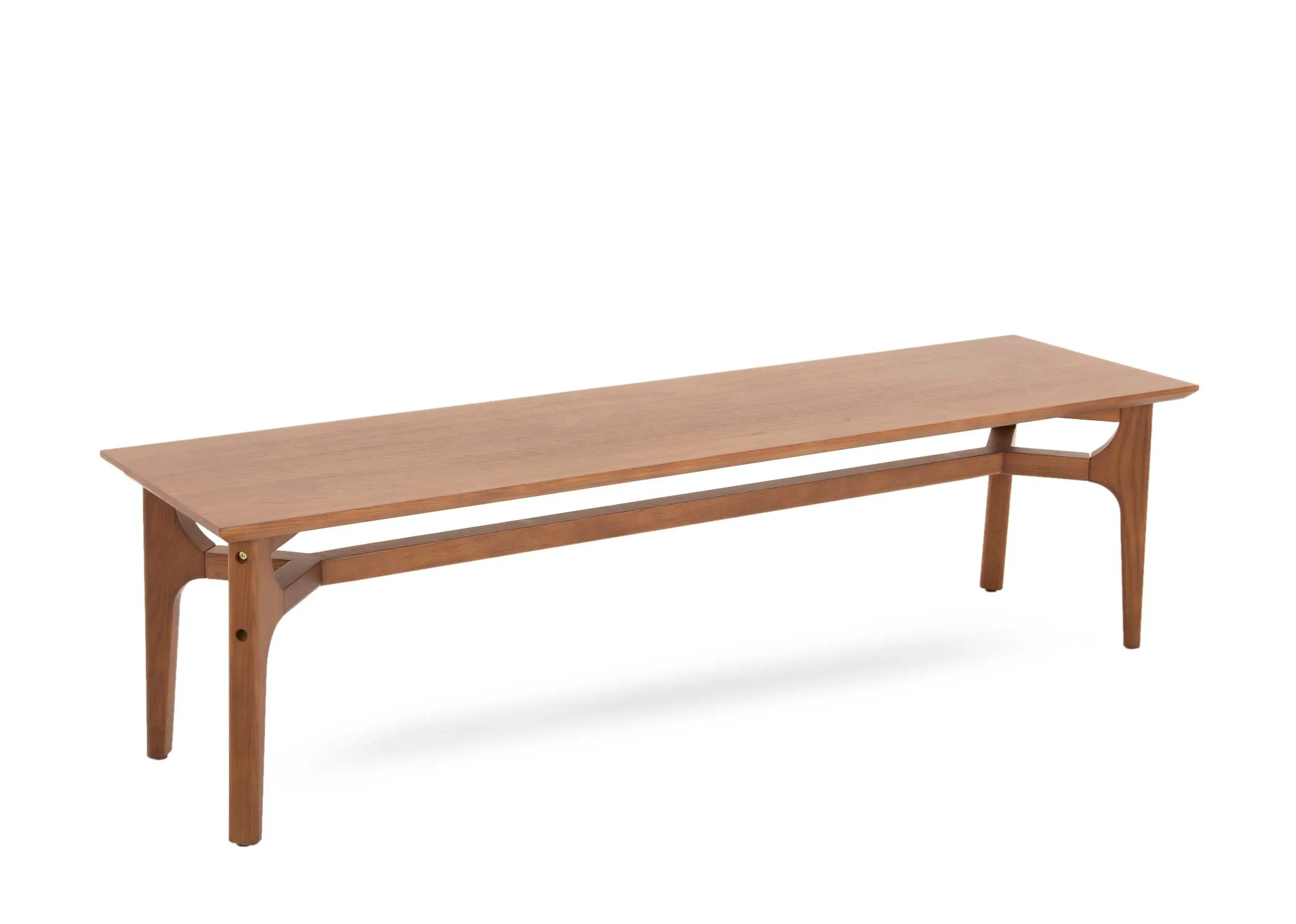 Walnut Dining Bench - Retro - EZ Living Furniture
