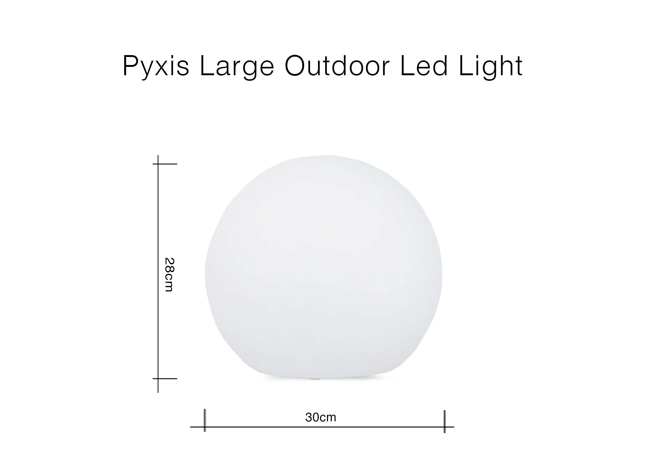 Large Outdoor LED Pendant Light - Pyxis - EZ Living Furniture