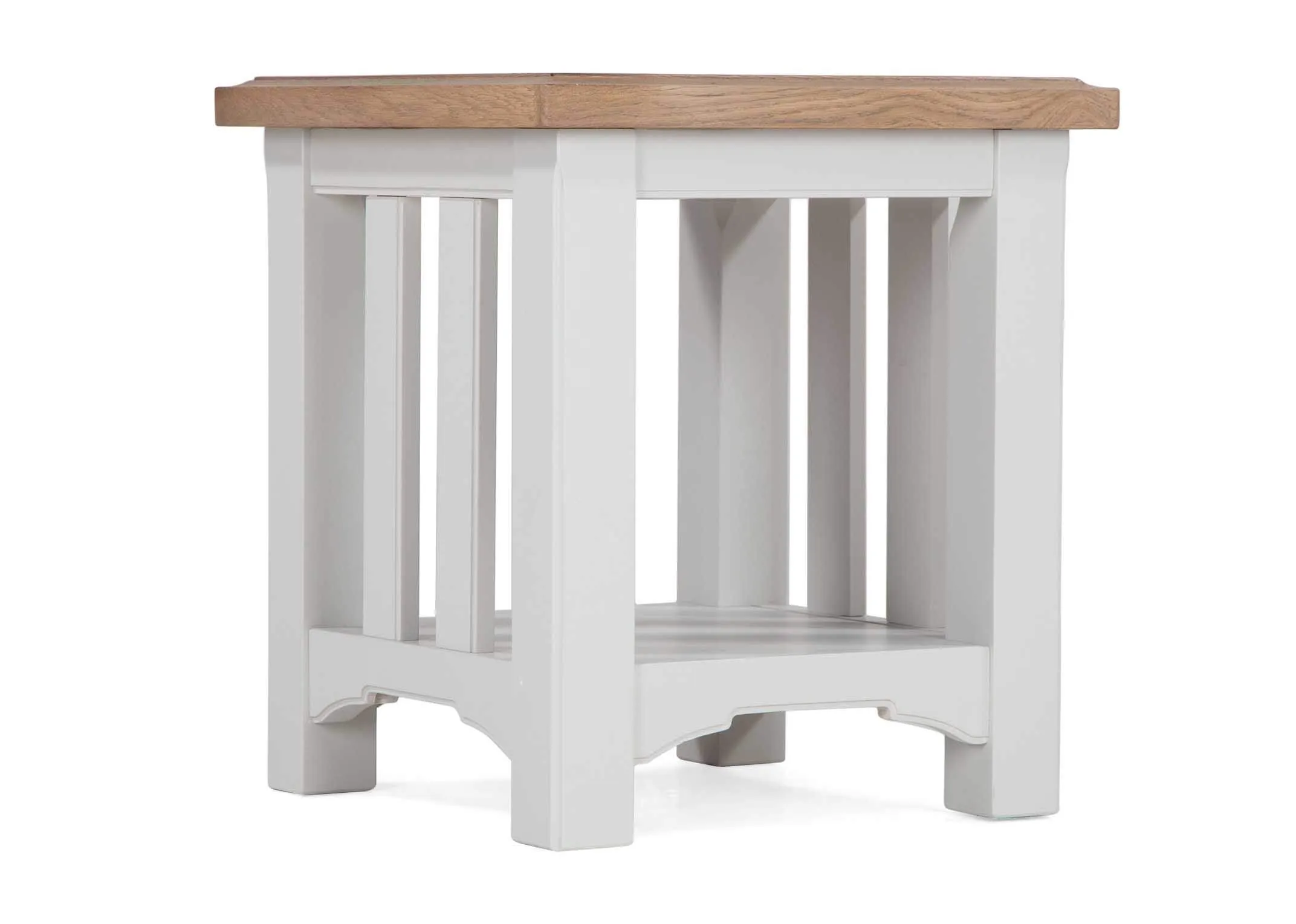 Country-style Extendable Solid Oak Dining Table - Georgia - EZ Living ...